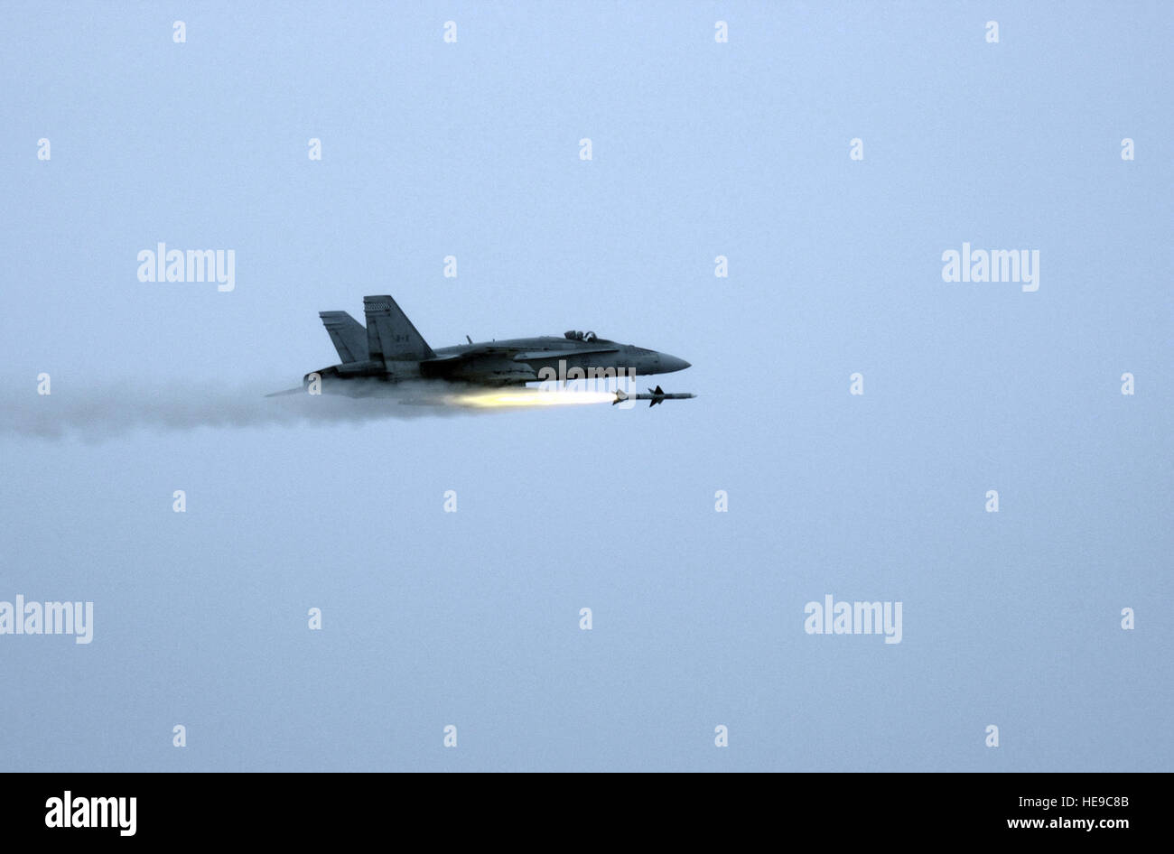 A Royal Canadian Air Force (RCA), CF-18 Hornet from the 4th Wing, Cold ...