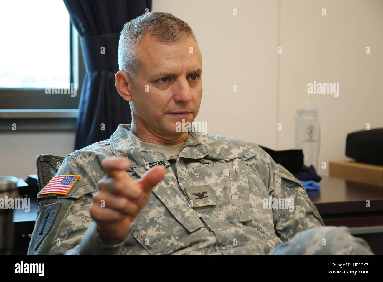 U.S. Army Col. Jim Chevallier, in his new position as the 502nd Air ...