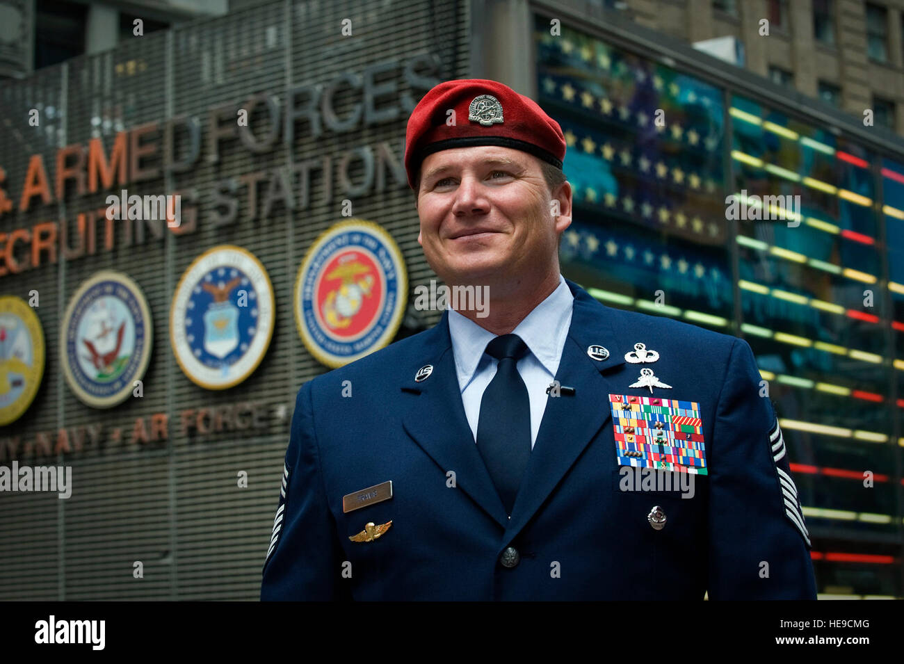 Chief Master Sgt. Antonio Travis, named by editors of TIME magazine as ...