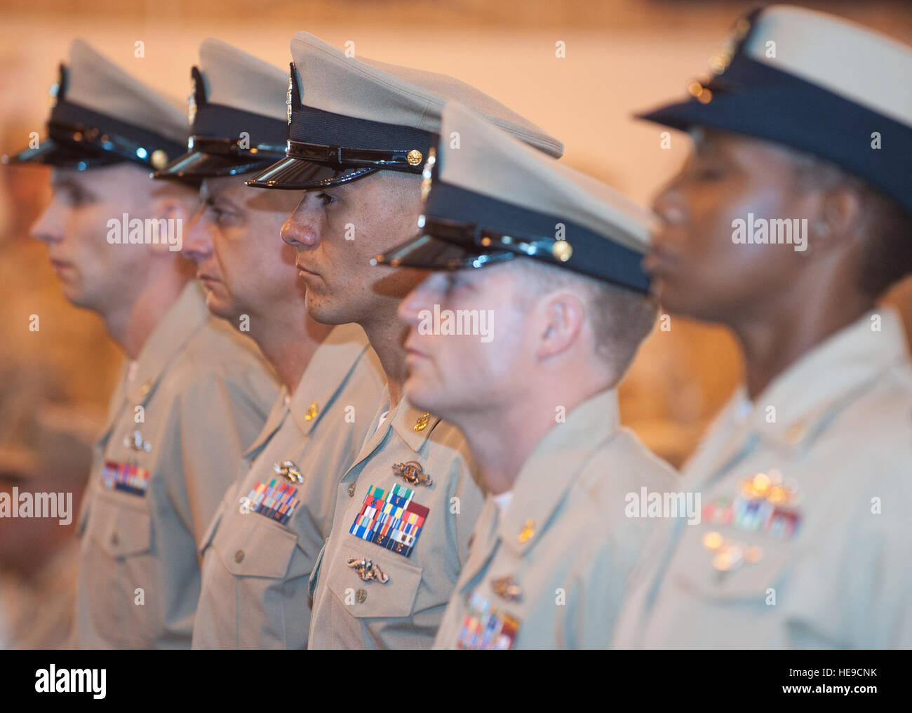 From left, Chief Operations Specialist Joseph Chapin, Chief ...