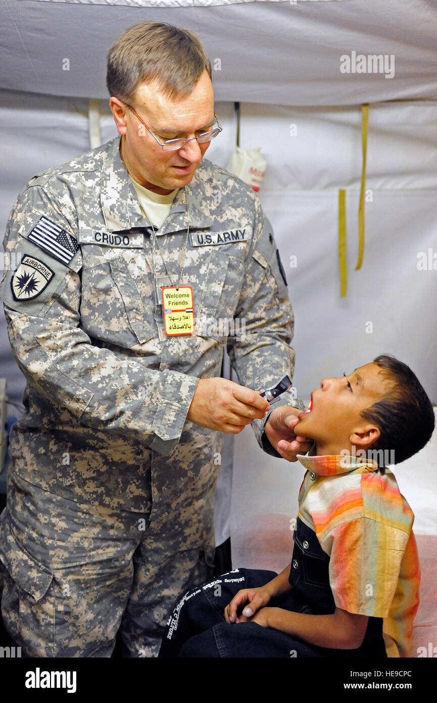 U.S. Army Col. David Crudo, chief of the Ambulatory Care Clinic, 47th ...