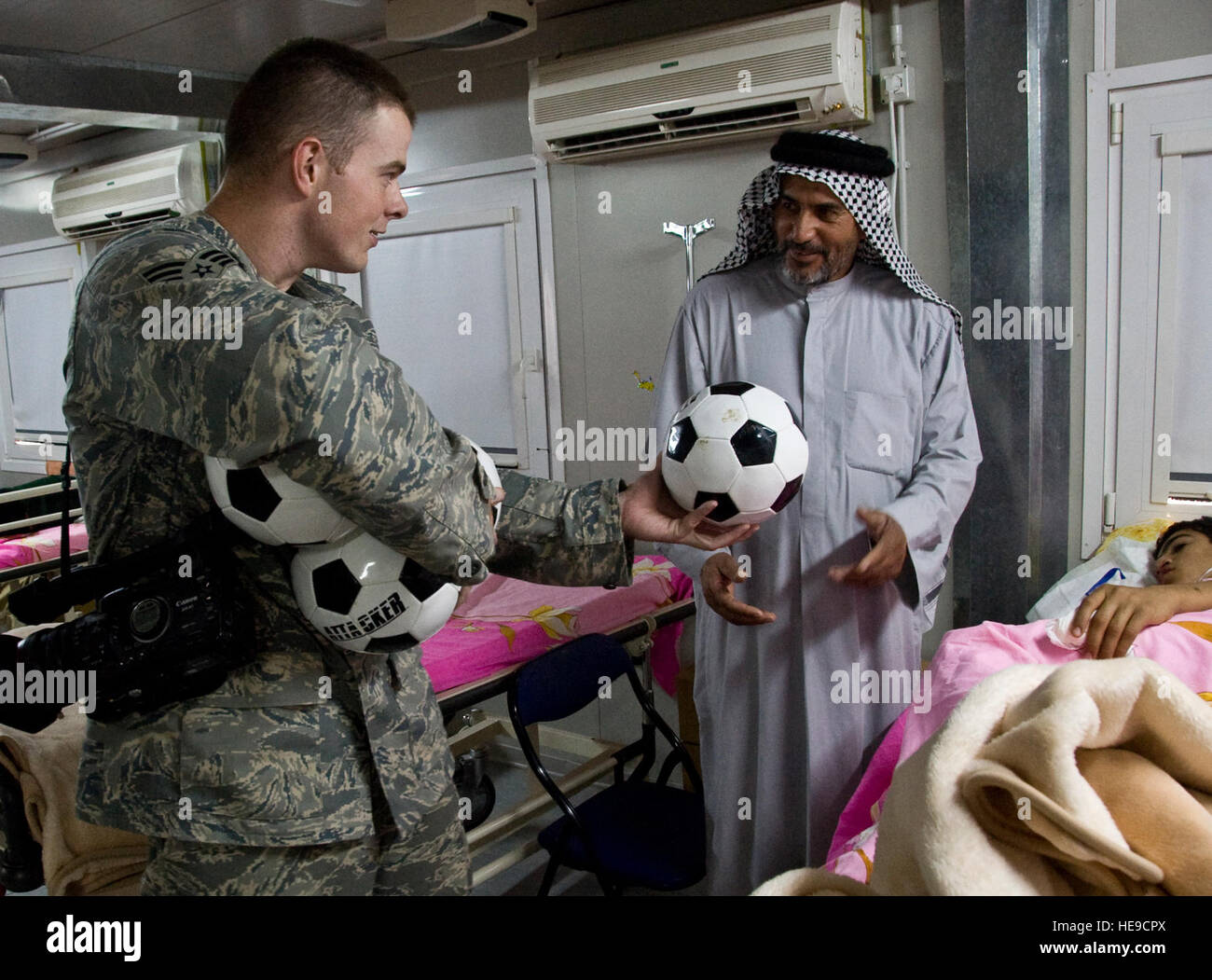 Senior Airman Robert Aten, 407th Air Expeditionary Group broadcaster ...