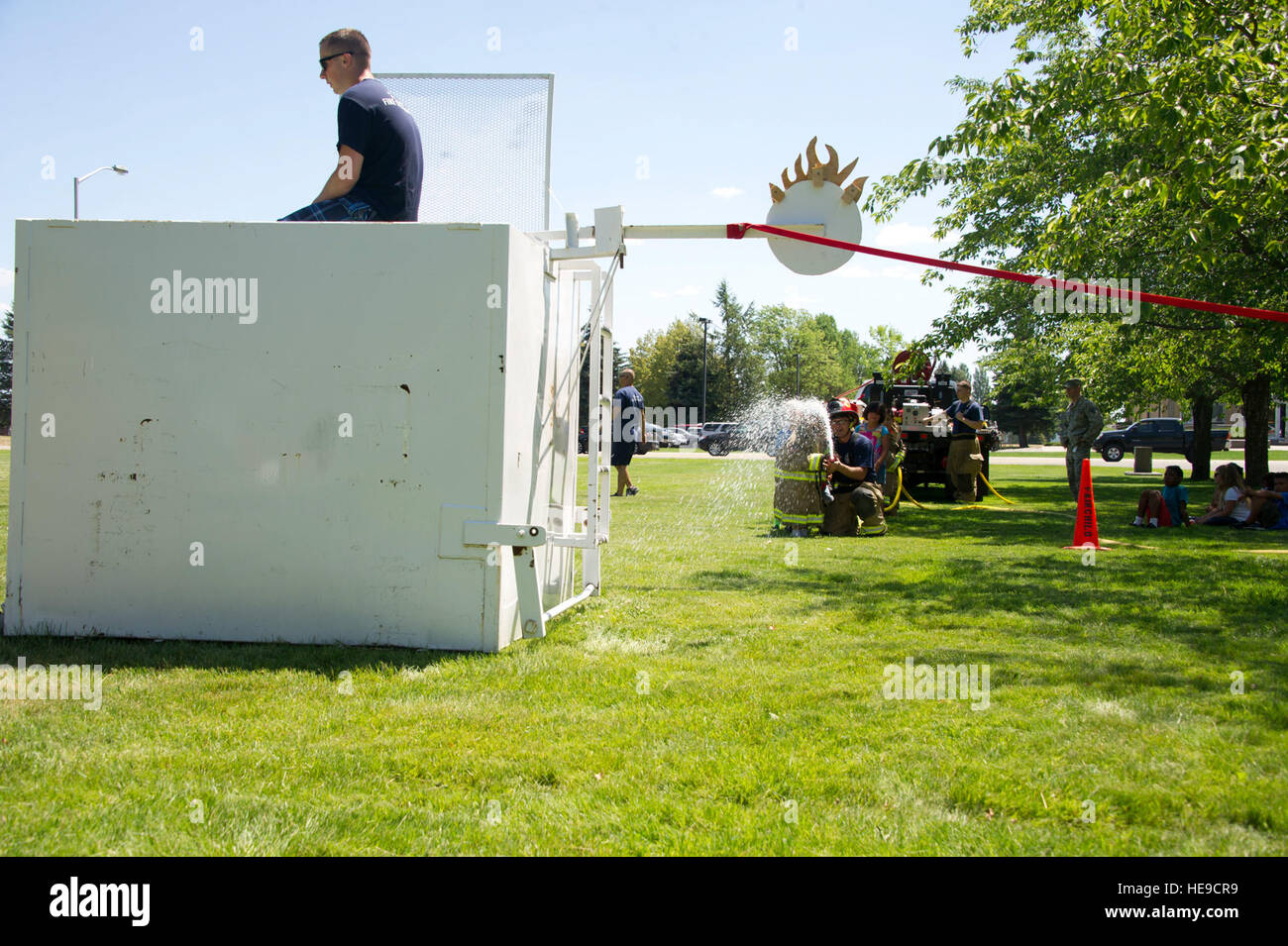 Tech. Sgt. Jacob Wallace, 92nd Civil Engineer Squadron firefighter ...