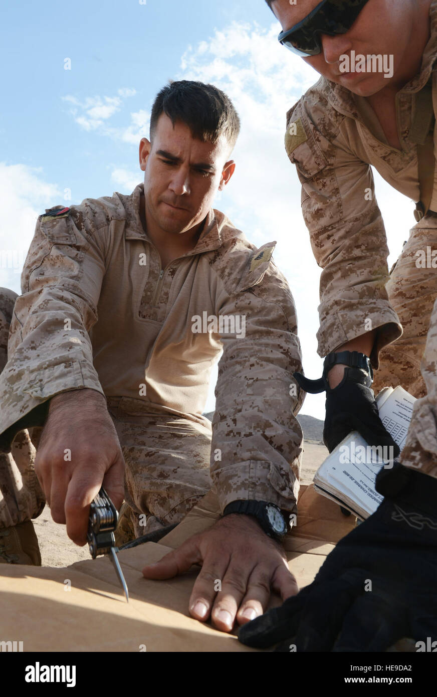 U.S. Marine Corps Cpl. Taylor Mclish, combat engineer, 13th Marine ...