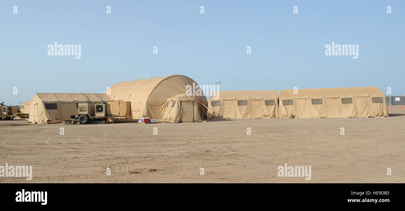 Combined Joint Task Force-Horn of Africa's forward command post sits ...