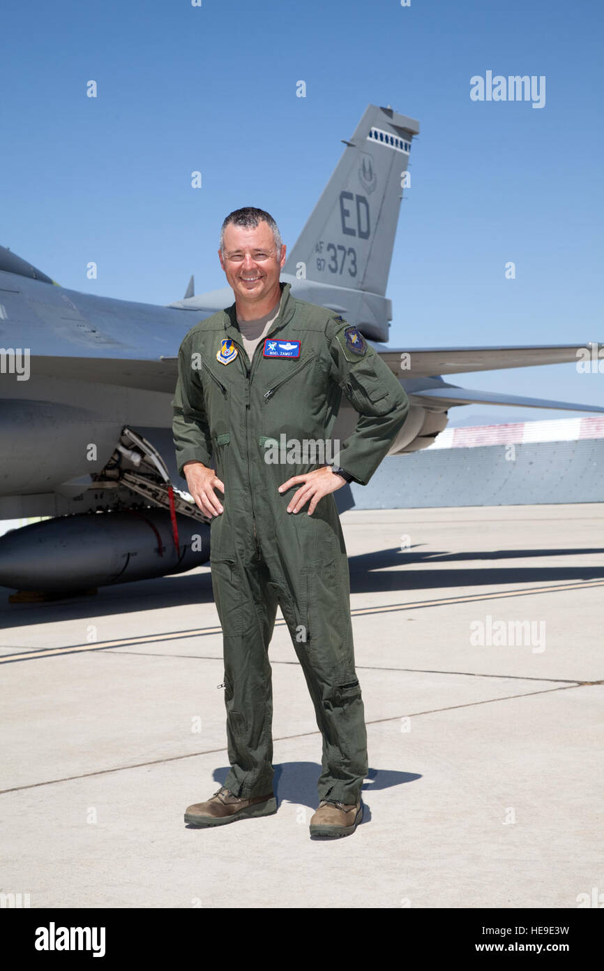 Colonel Noel Zamot, Commandant of The Air Force Test Pilot School ...