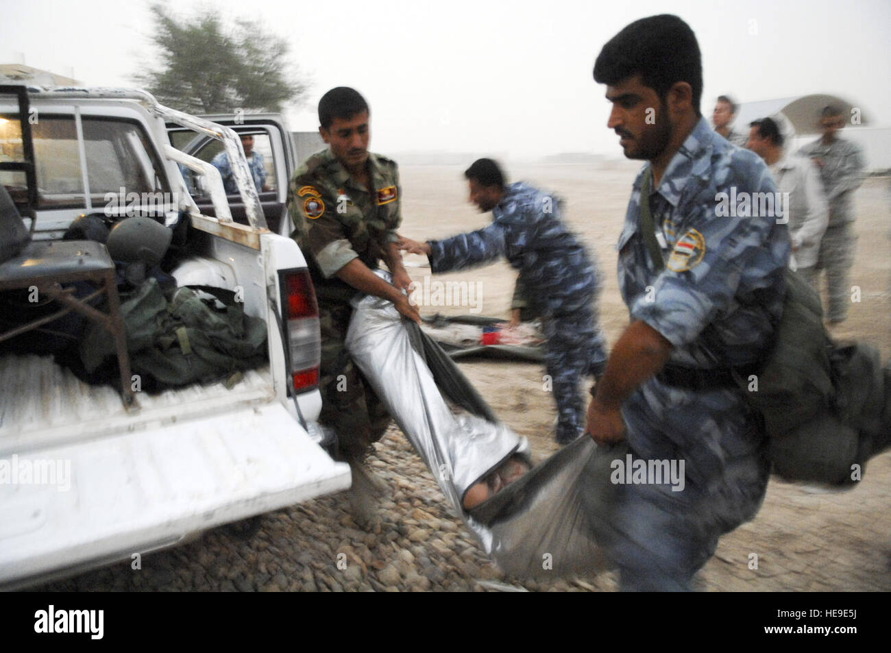 Iraqi police truck hi-res stock photography and images - Alamy