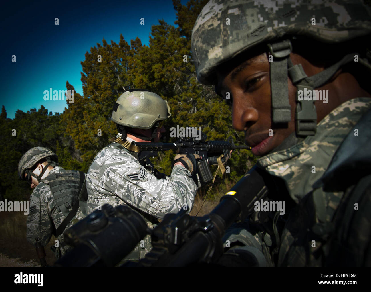 Senior Airman Anthony Fox (left), Patrolman, 20th Security Forces ...