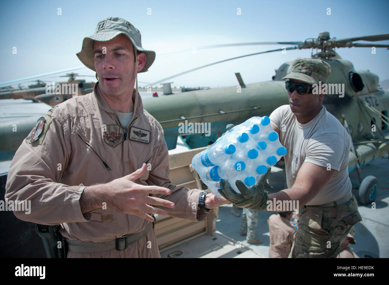 U.S. Air Force Capt. Adam Ackerman, MI-17 pilot advisor, 441st Air ...