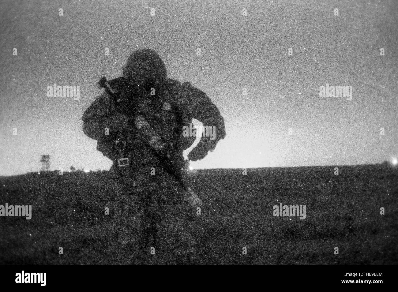 A U.S. Army paratrooper with the 2nd Brigade Combat Team, 82nd Airborne ...