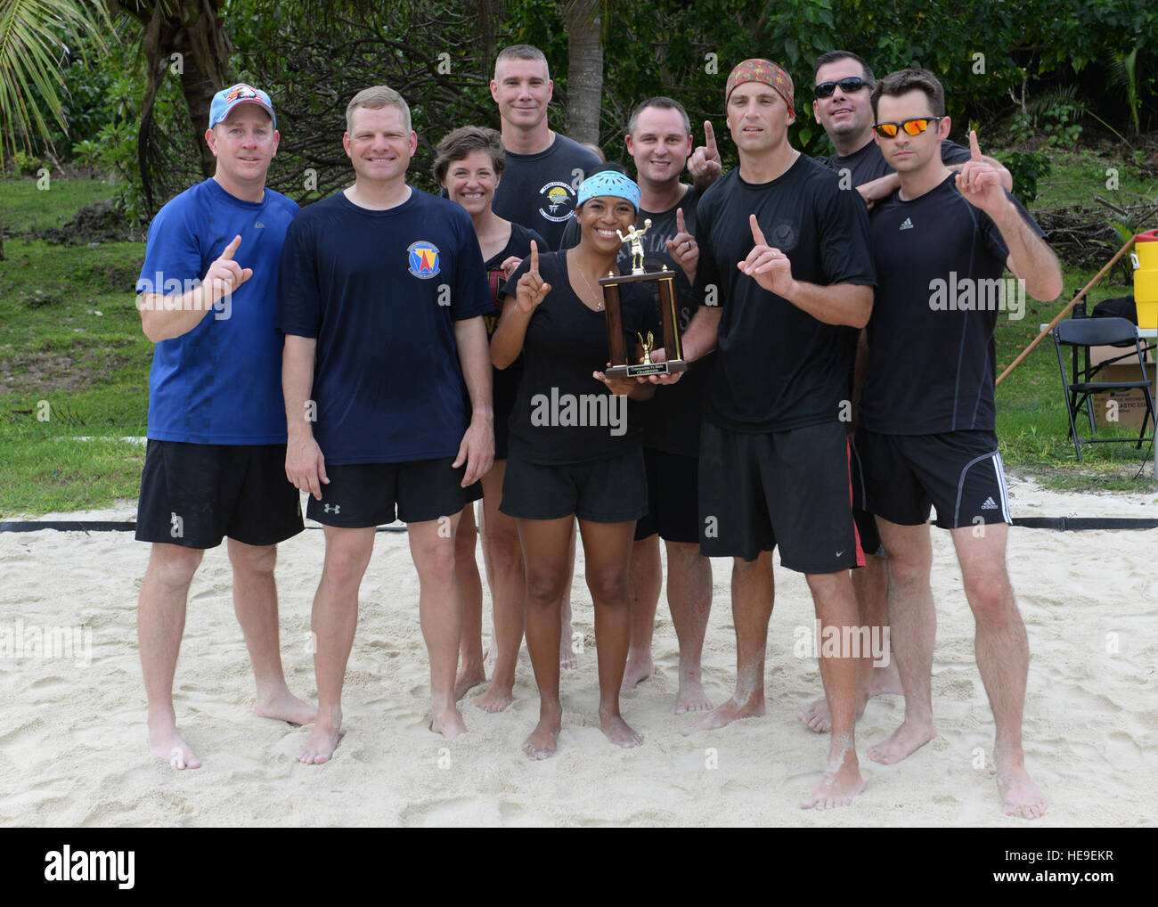 Commanders at Andersen Air Force Base, Guam, participate in and win a ...