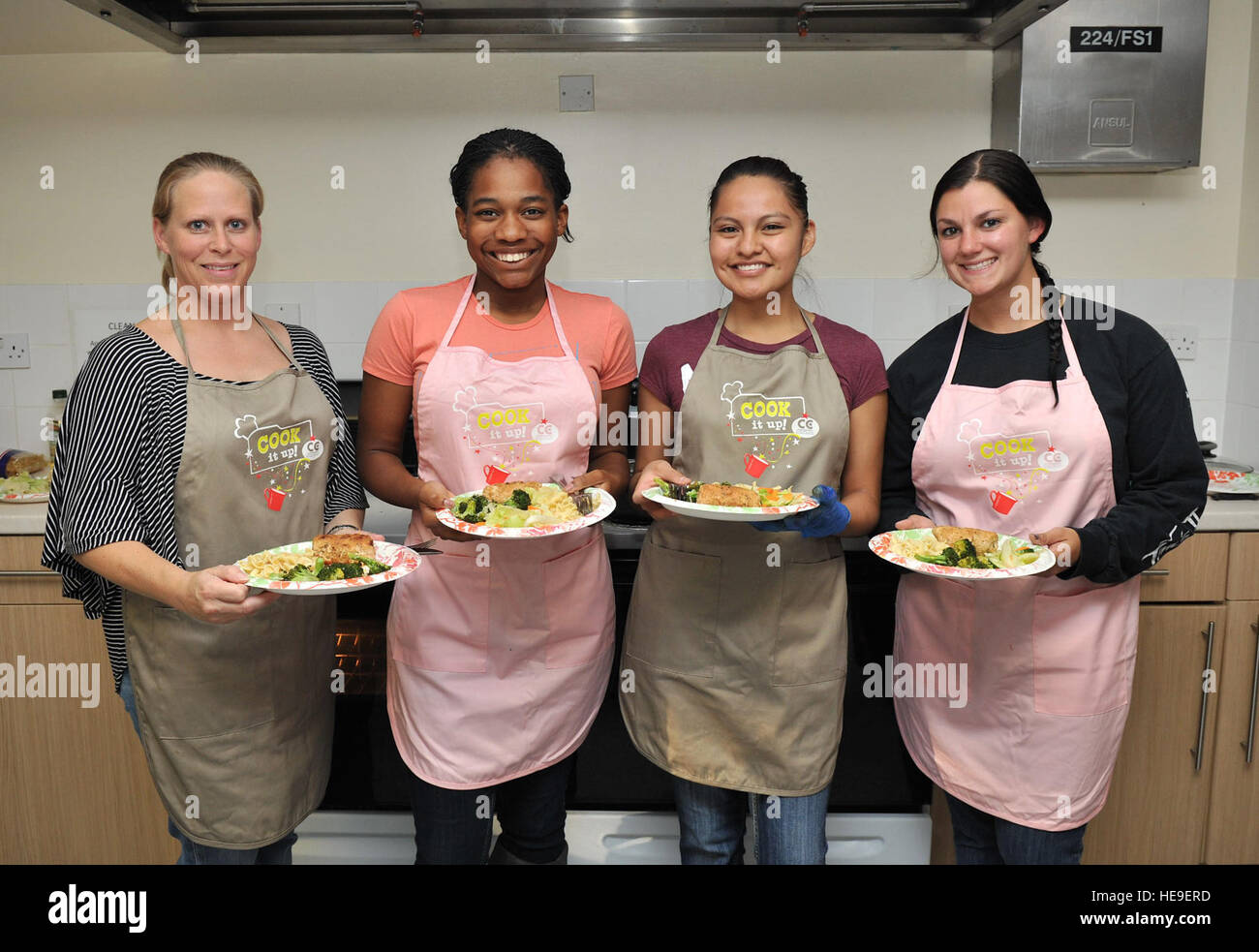 (From left) Jennifer Matney, 100th Force Support Squadron, Airman 1st ...