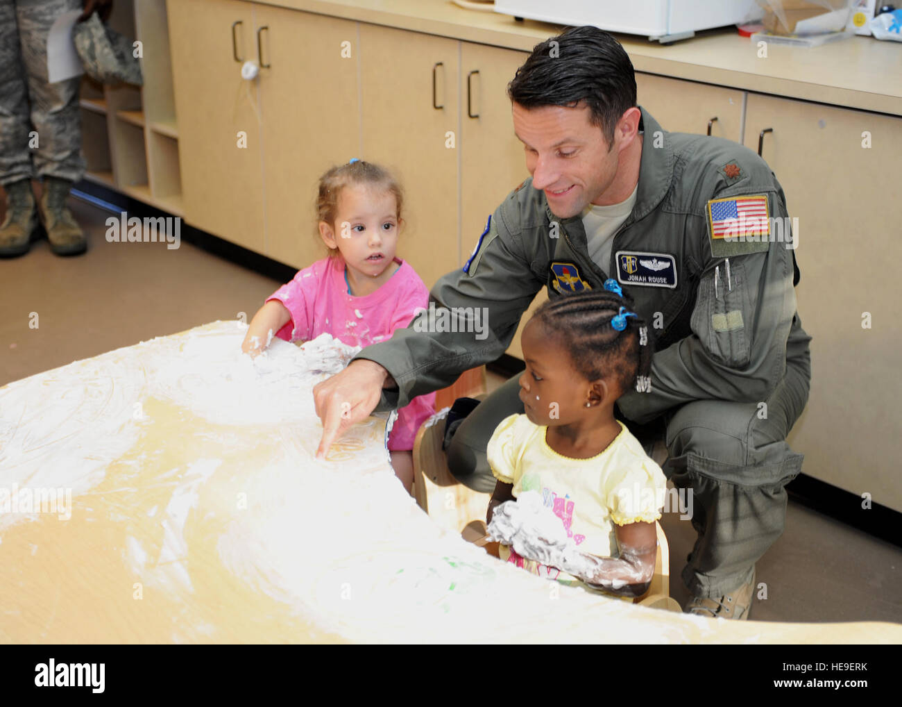 Maj. Jonah Rouse, 314 AW, Chief of Flight Safety, participates in ...