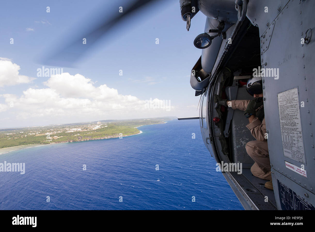 Us navy helicopter aircrewman in hi-res stock photography and images ...