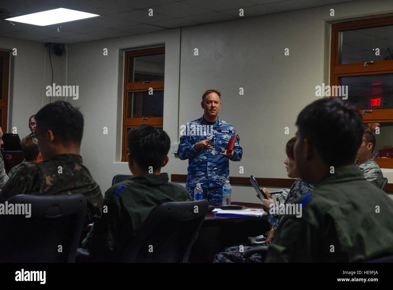 Royal Australian Air Force Wing Commander Brett Nansen, No. 382 ...