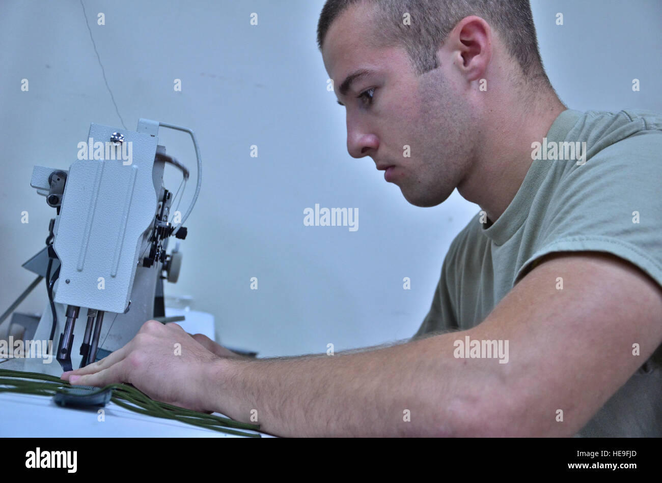 U.S. Air Force Airman 1st Class Jacob Rash, with the 96th Expeditionary ...