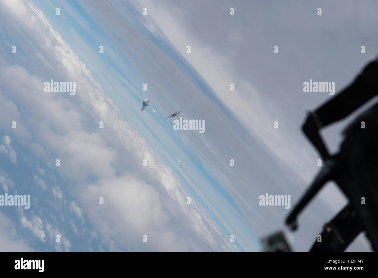A U.S. Air Force F-22 Raptor from the 154th Wing, Joint Base Pearl ...