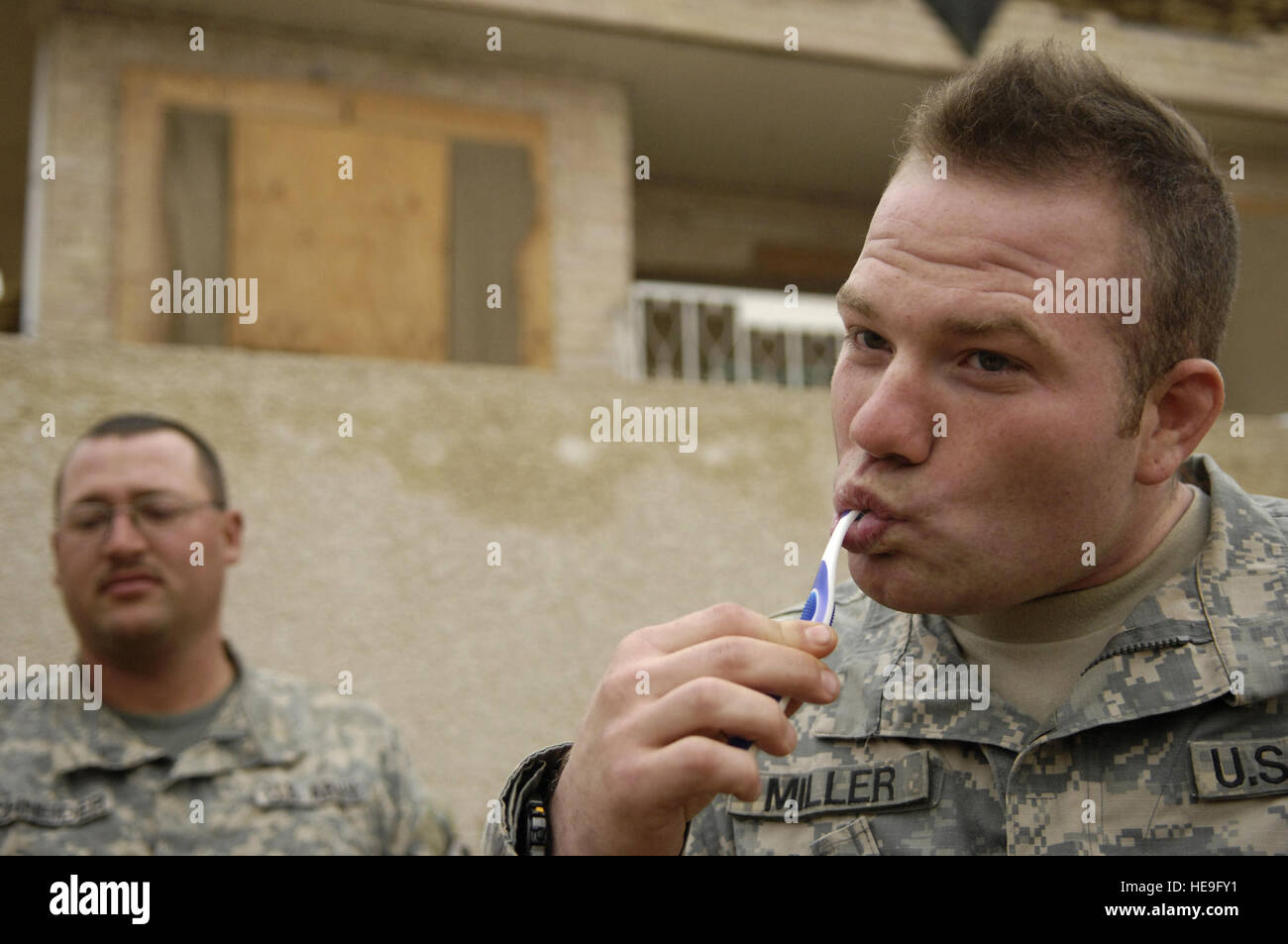 U.S. Army Sgt. Patrick Miller, Charlie Company, 1st Cavalry Division ...