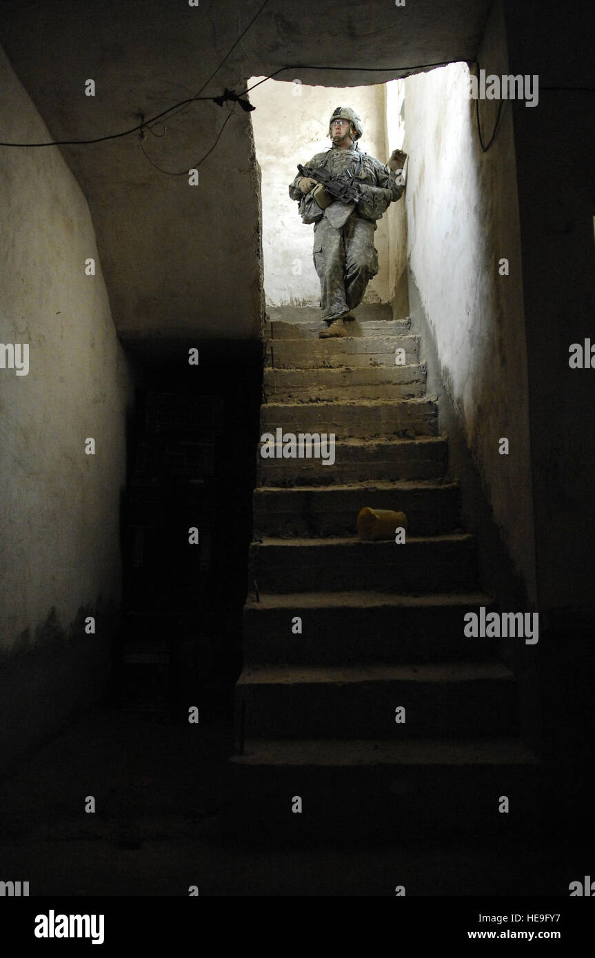 U.S. Army Spec. Nicholas Tompkins, Charlie Company, 1st Cavalry ...