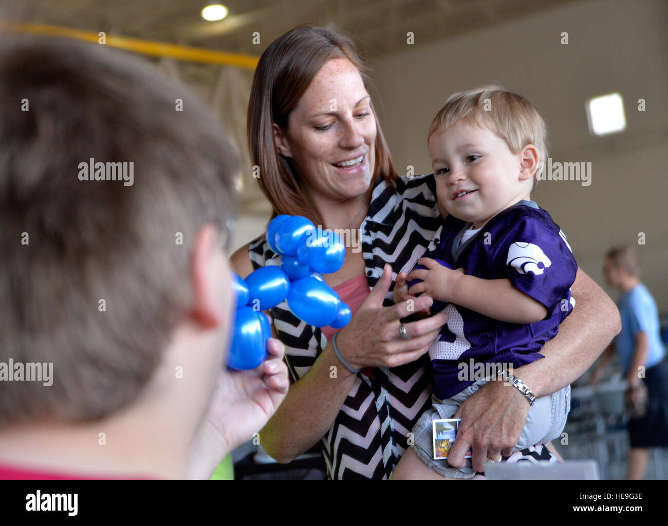 Silas, 1, son of Capt. Owen, 15th Reconnaissance Squadron pilot ...