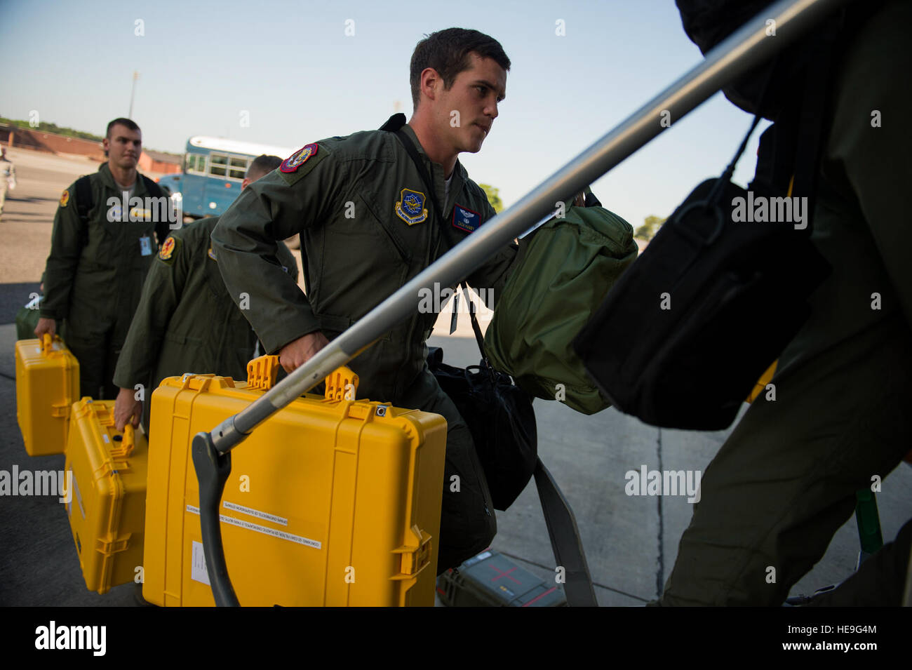 U.S. Air Force 1st Lt. Zachary Hamby, a C-17 Globemaster III pilot with ...