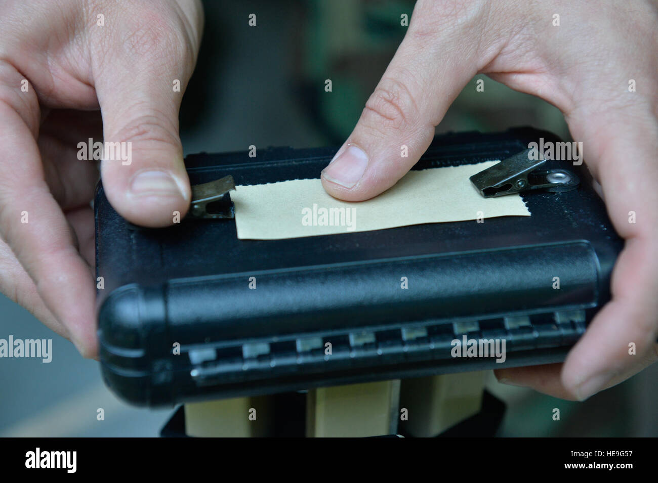 U.S. Air Force Senior Airman Joshua Westbrook, radio technician ...