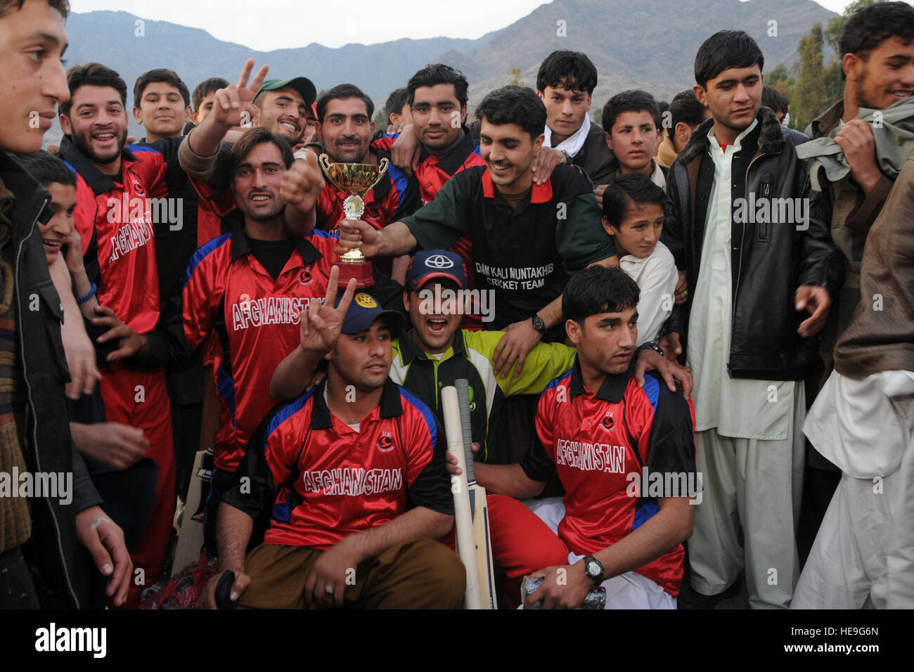 The Kerala Eagles display their pride and sportsmanship after their ...
