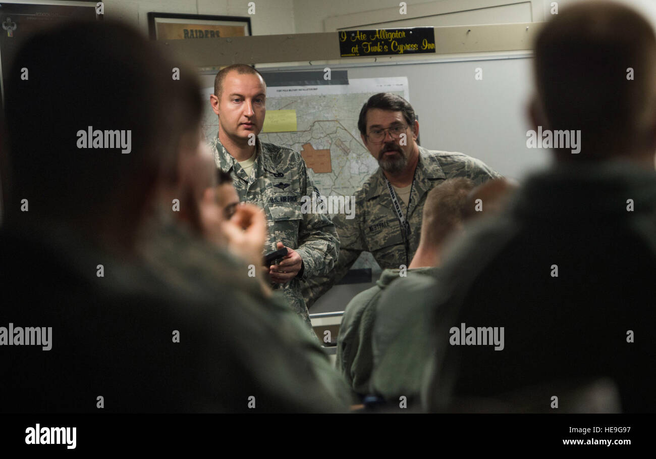 U.S. Air Force Staff Sgt. Tristan Charton, 34th Combat Training Squadron air transportation ...