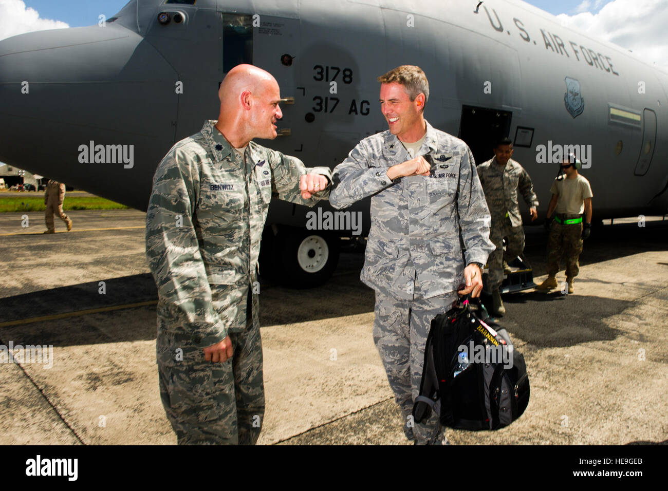 U.S. Air Force Lt. Col. Kyle Benwitz, Joint Task Force-Port Opening ...