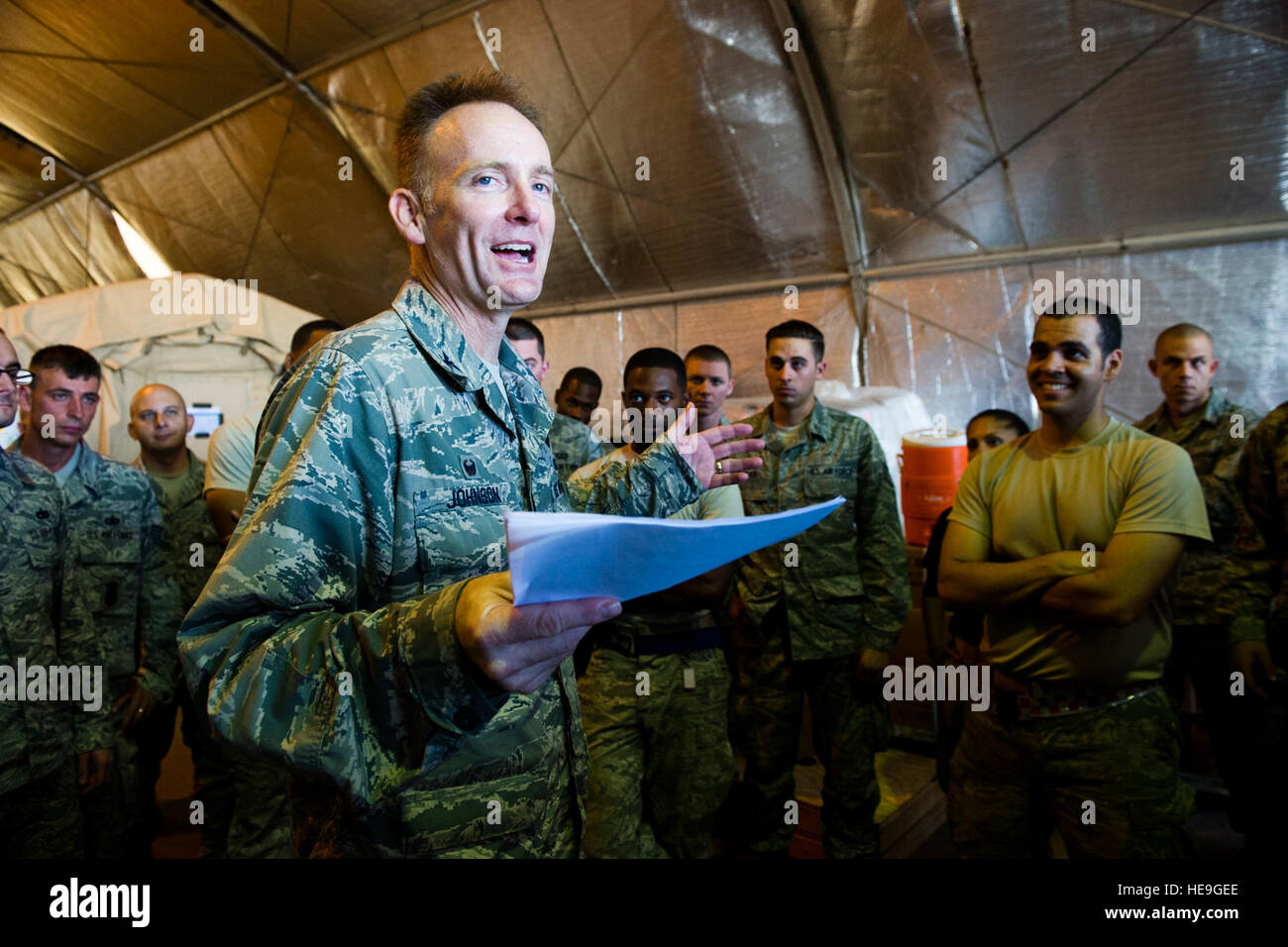 U.S. Air Force Col. Brad Johnson, Joint Task Force-Port Opening ...
