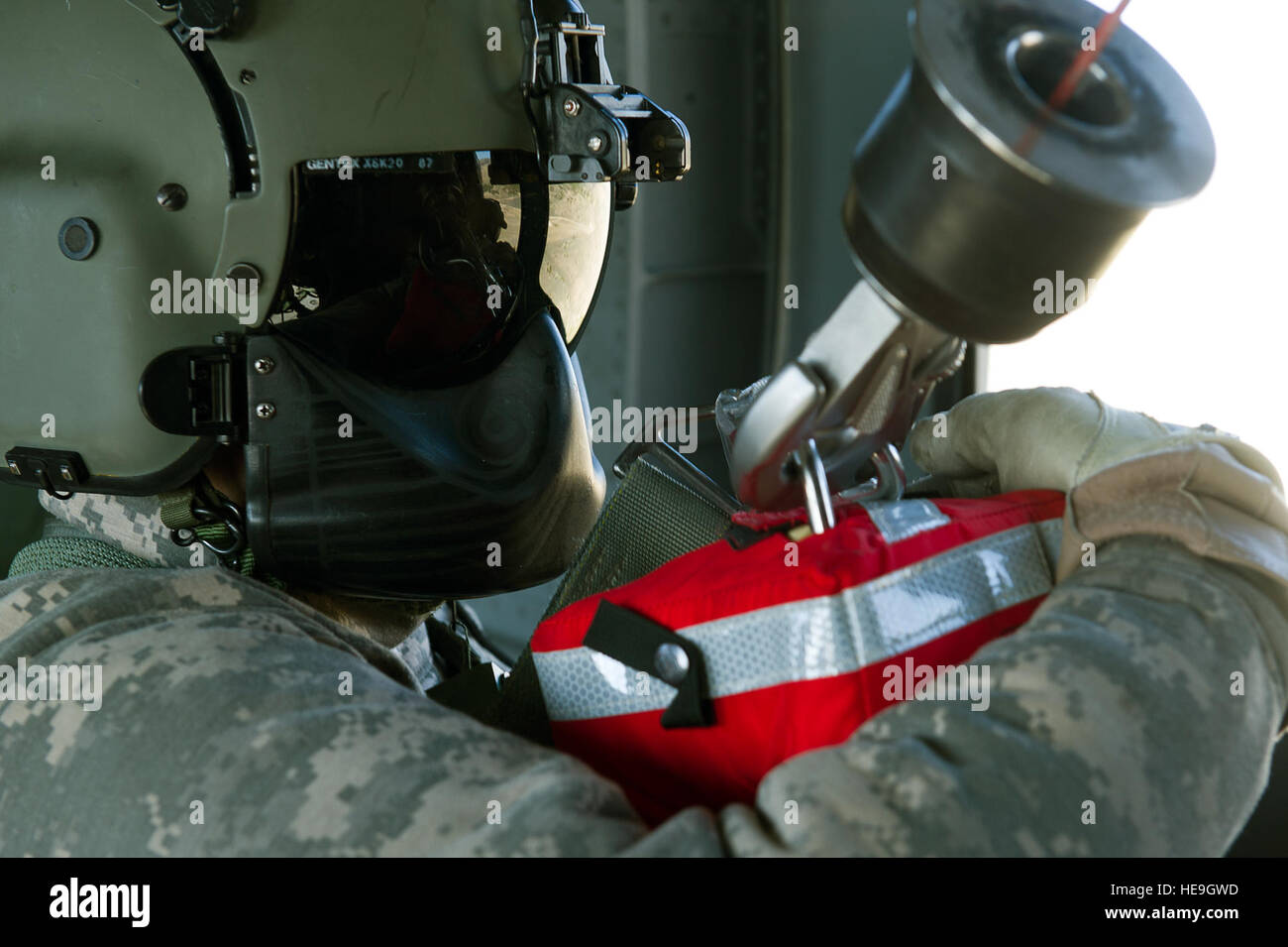 A standardization instructor from C Company, 1-171 Medevac, Utah Army ...