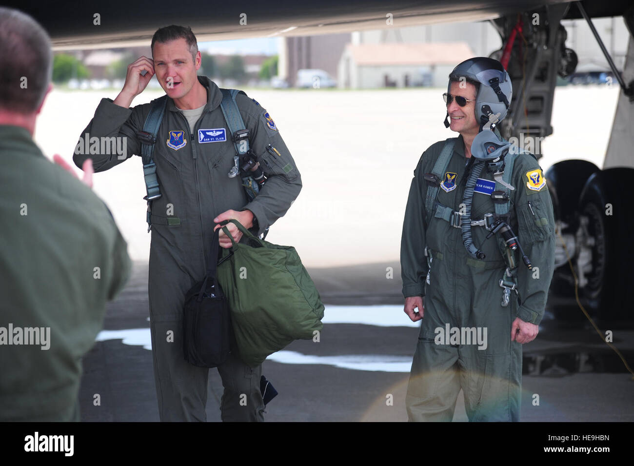 U.S. Air Force Capt. Daniel St. Clair, a B-2 Spirit pilot and FIRST ...