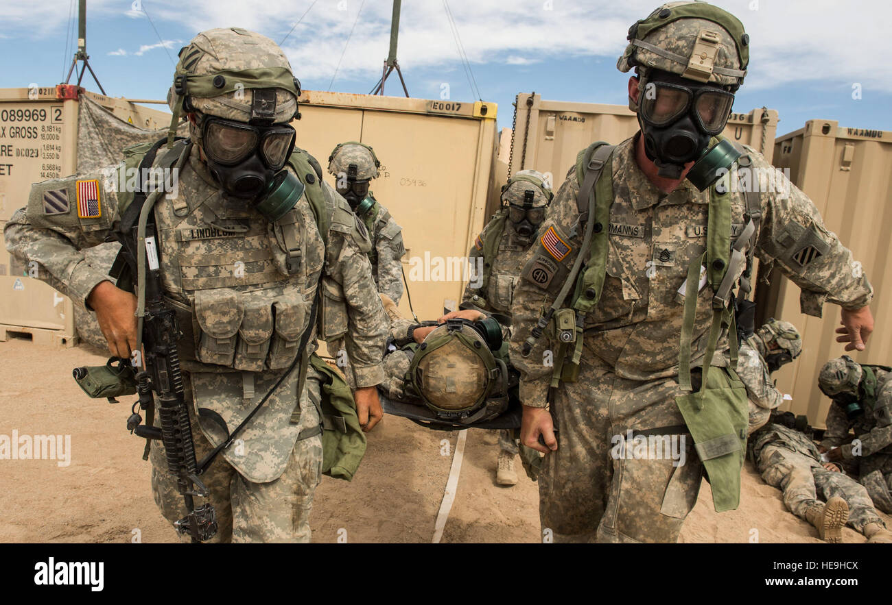 U.S. Army Soldier's assigned to the 3rd Squadron 17th Regiment carry a ...