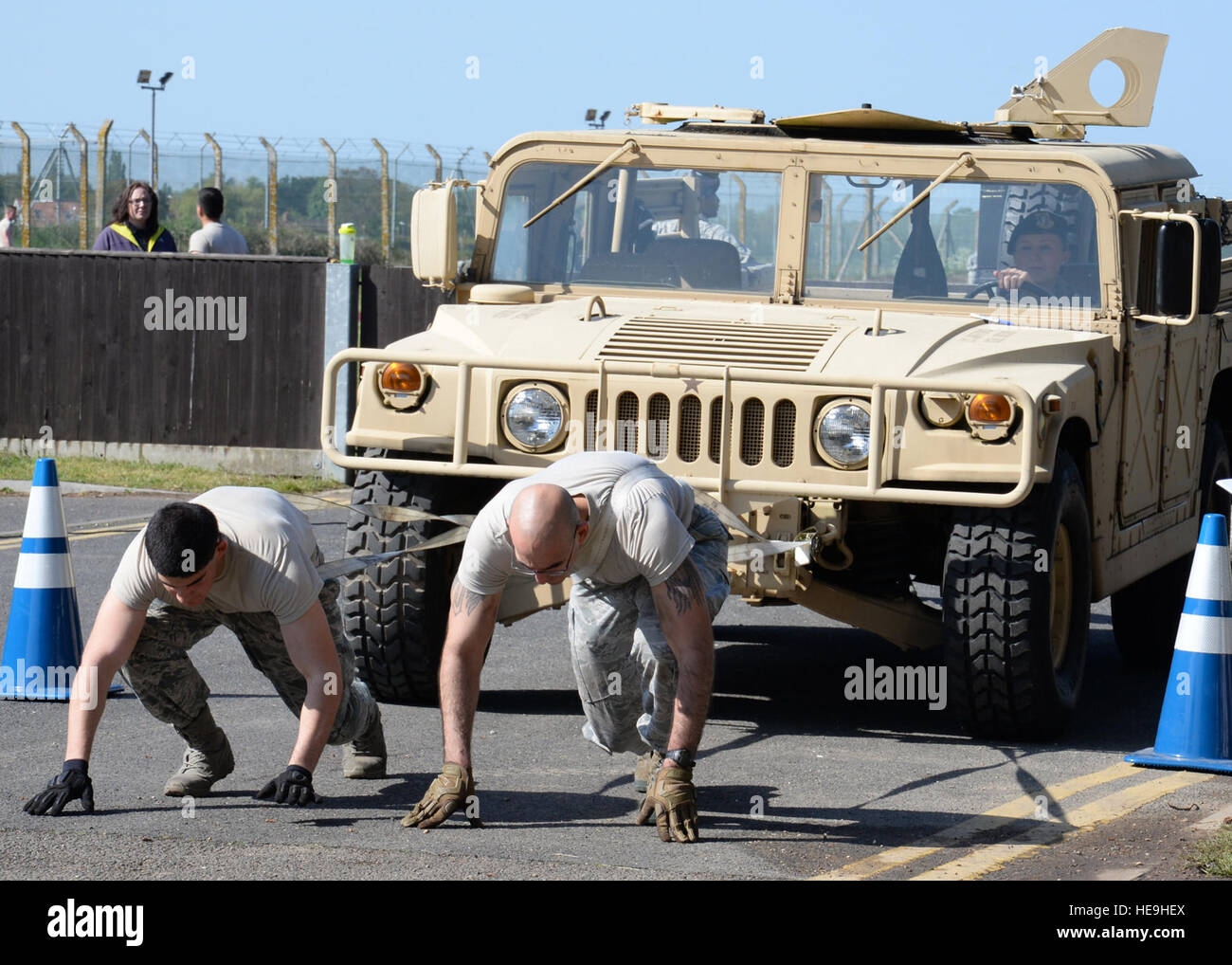 Air Force personnel from the 100th Security Forces Squadron ...