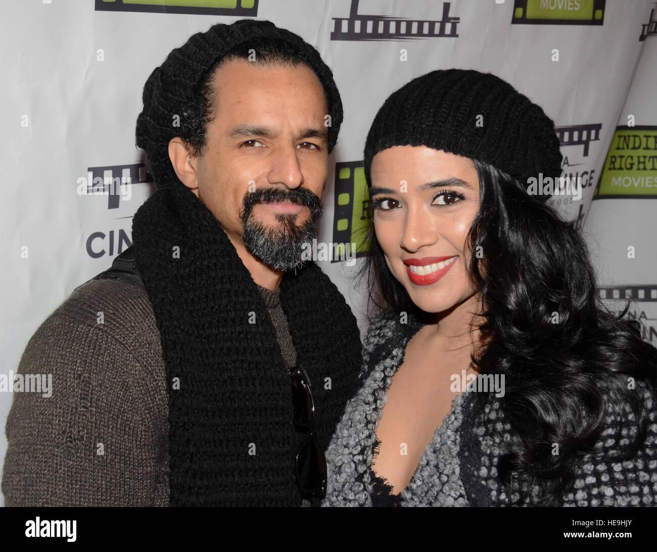 Huey Dunbar and Noemi Dunbar arrives at the Los Angeles Screening of ...