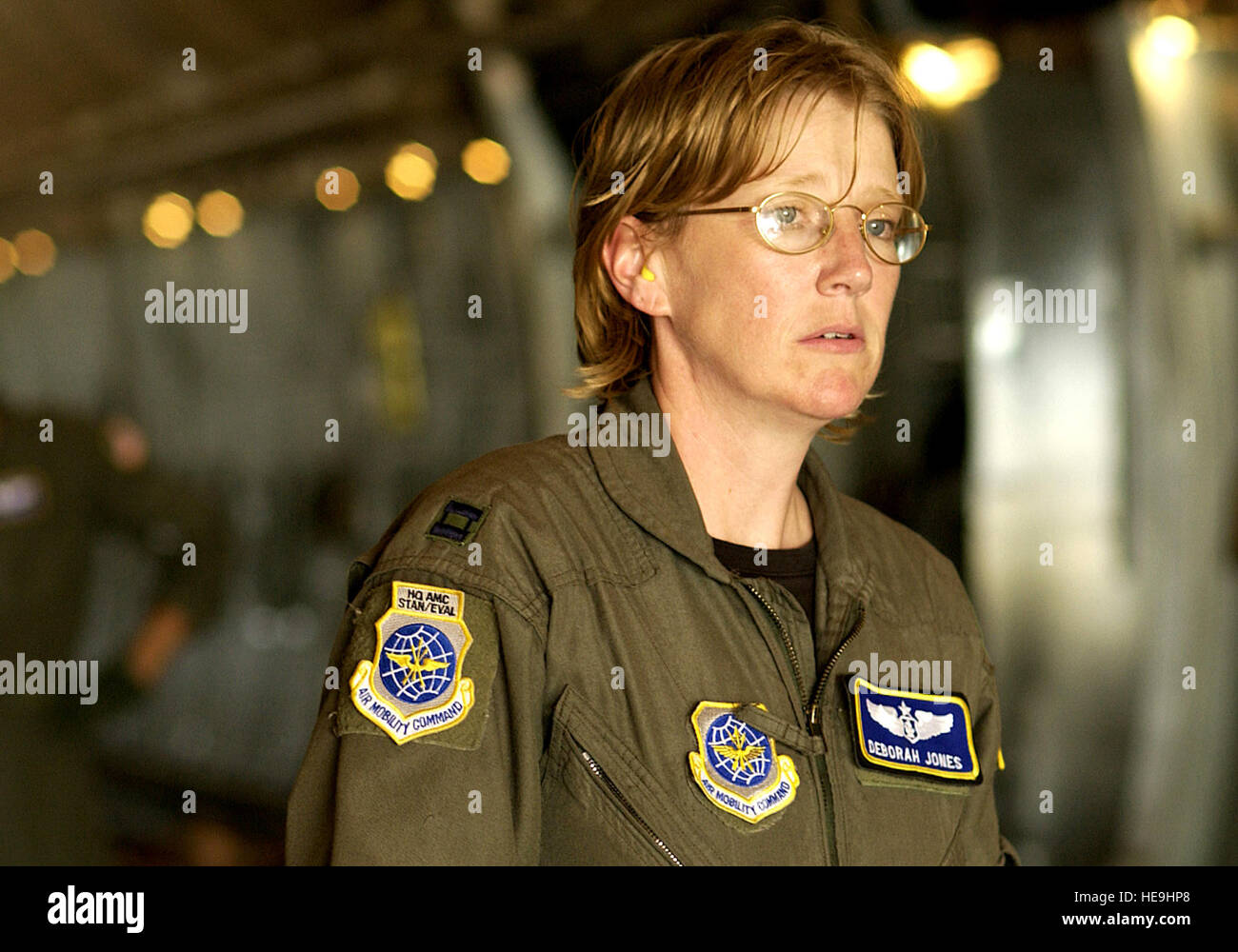U.S. Air Force Capt. Deborah Jones, a physician assigned to ...