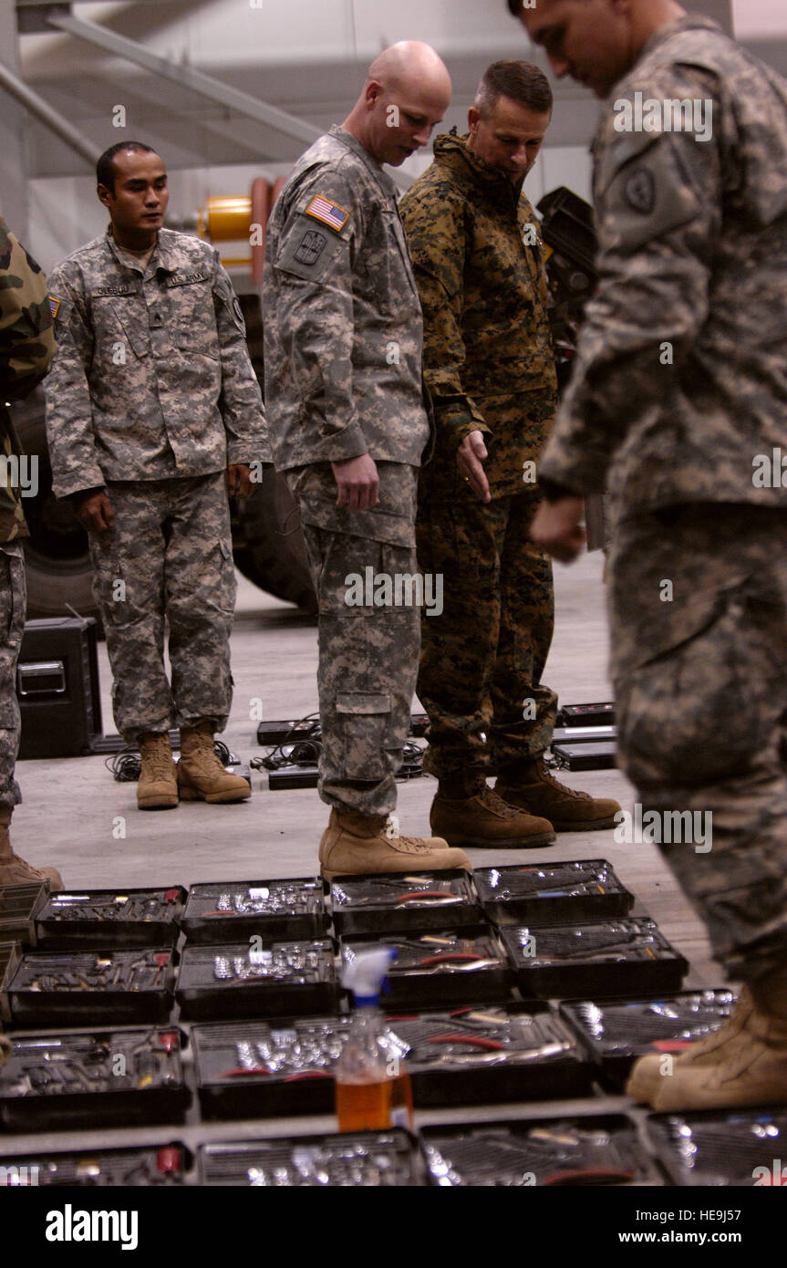 General Peter Pace, chairman of the Joint Chiefs of Staff, observes the ...