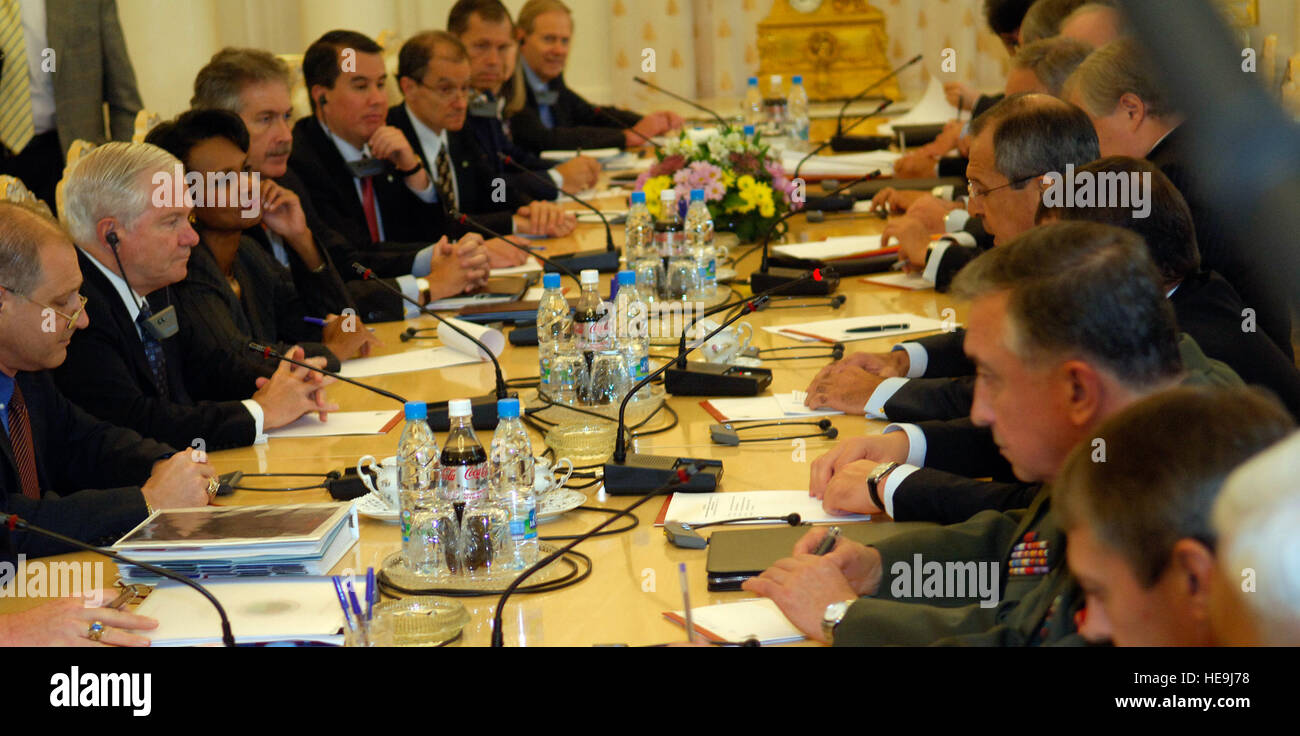 U.S. defense and state officials meet with Russian defense and foreign ...