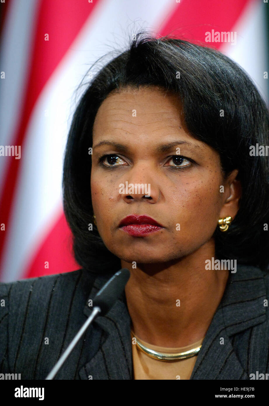 Condoleezza rice press hi-res stock photography and images - Alamy