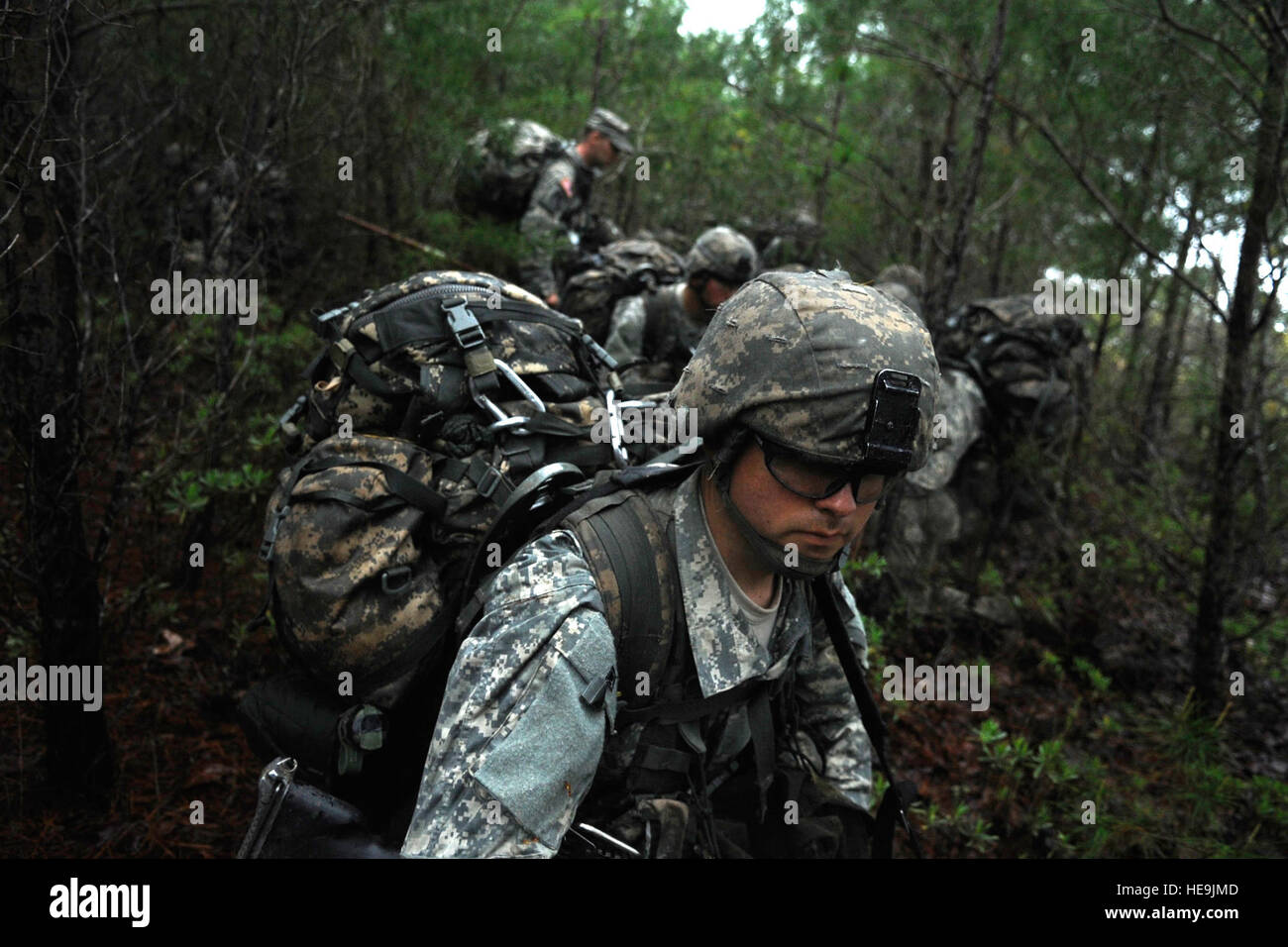 A company of Rangers silently negotiate their way to an enemy objective ...