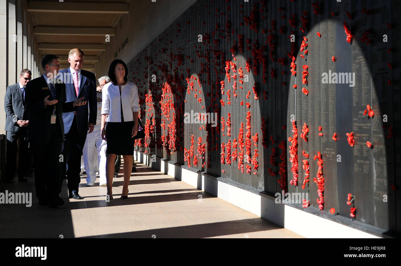 U.S. Deputy Defense Secretary William J. Lynn III and wife Ms. Mary ...