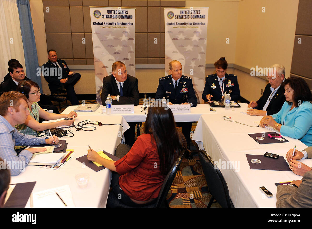 Deputy Secreatry of Defense WIlliam J. Lynn III and U.S. Strategic ...