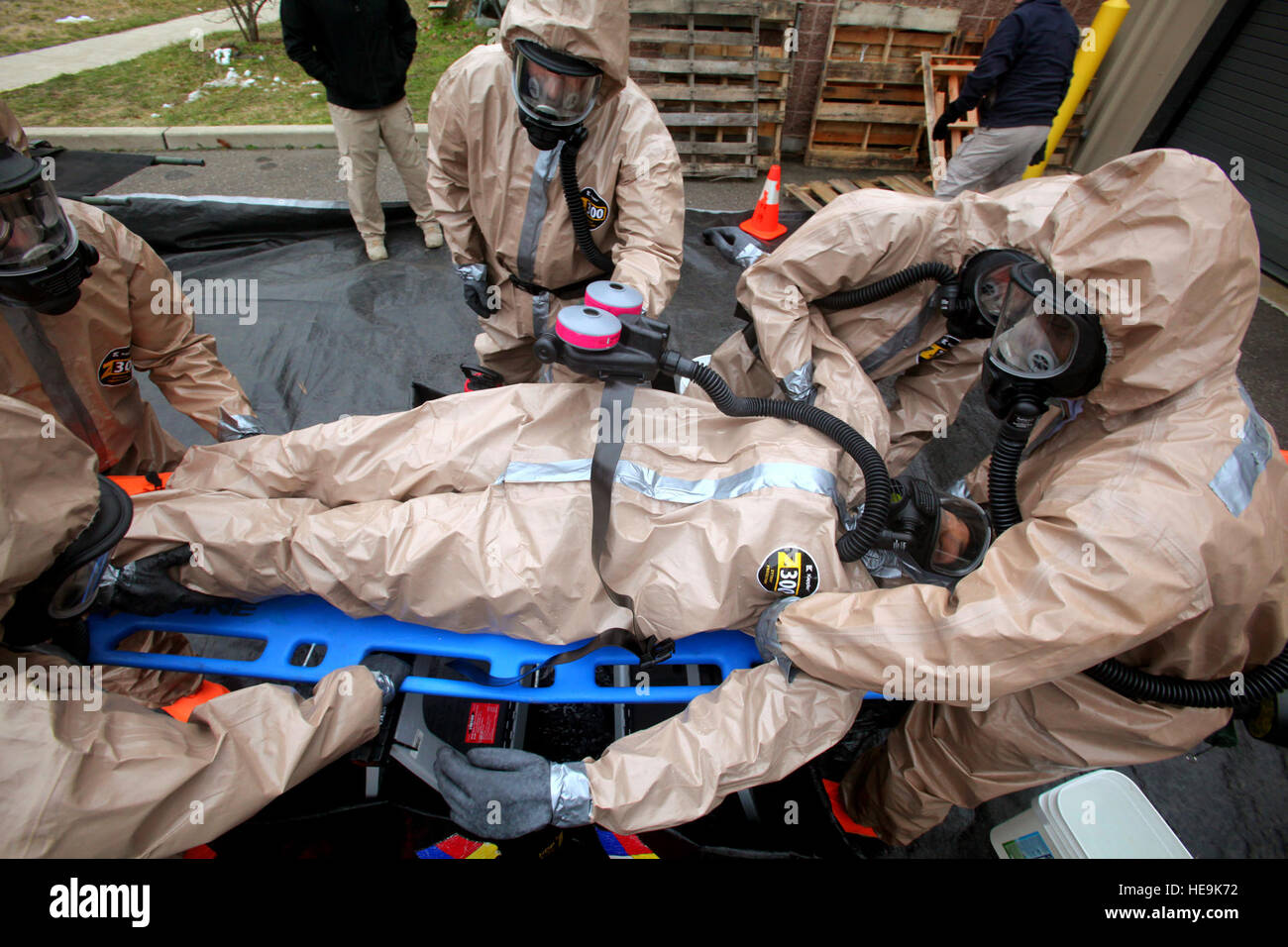 Airman from the 177th Security Forces Squadron assigned to the Homeland ...