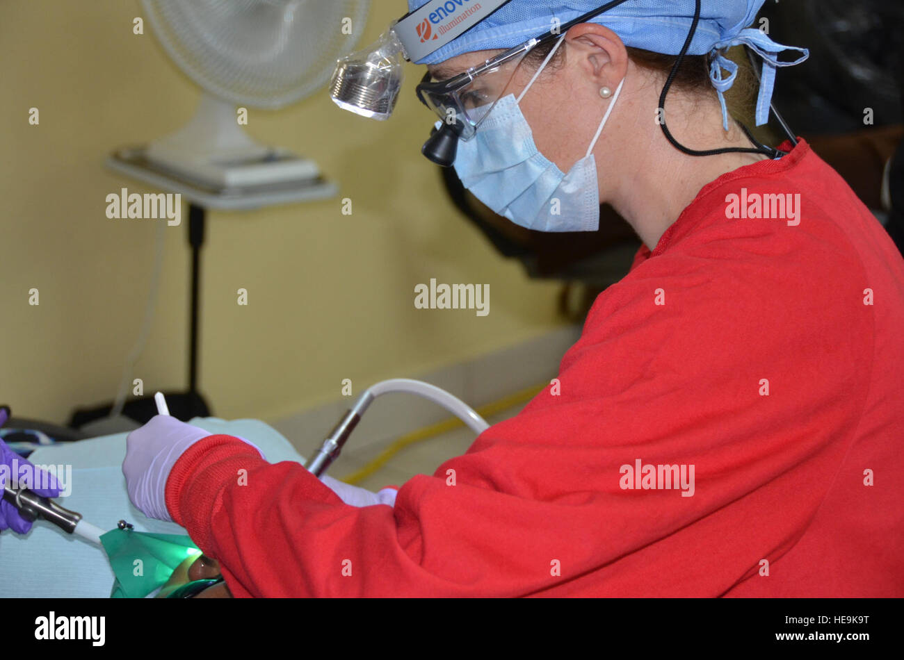 Capt. Marie Cross, a dentist in the Advanced Educational and General ...