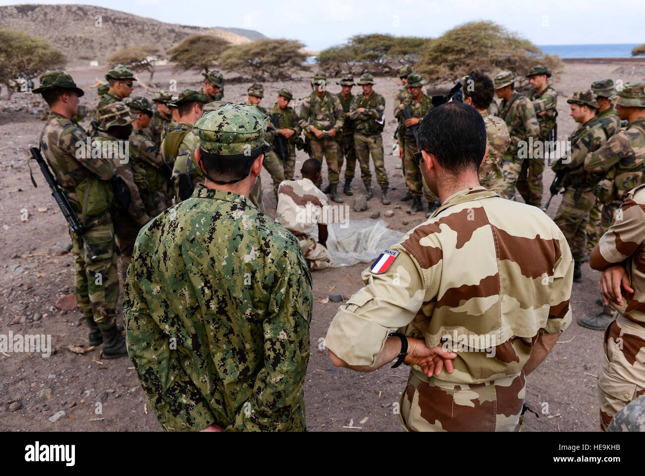 U.S. Navy Capt. Darwin Webster, and French Army Maj. Pierre Simon ...