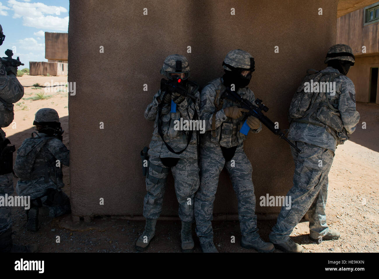 Security airmen participate in 18 day hi-res stock photography and ...