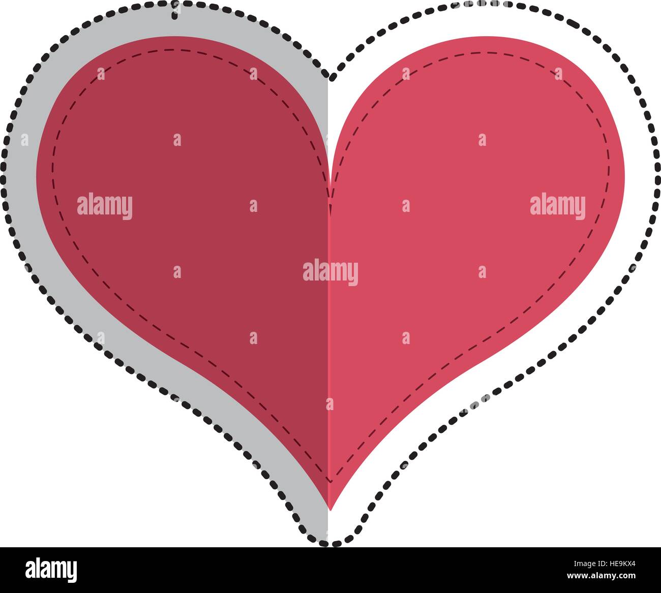 heart love drawing icon vector illustration design Stock Vector Image ...