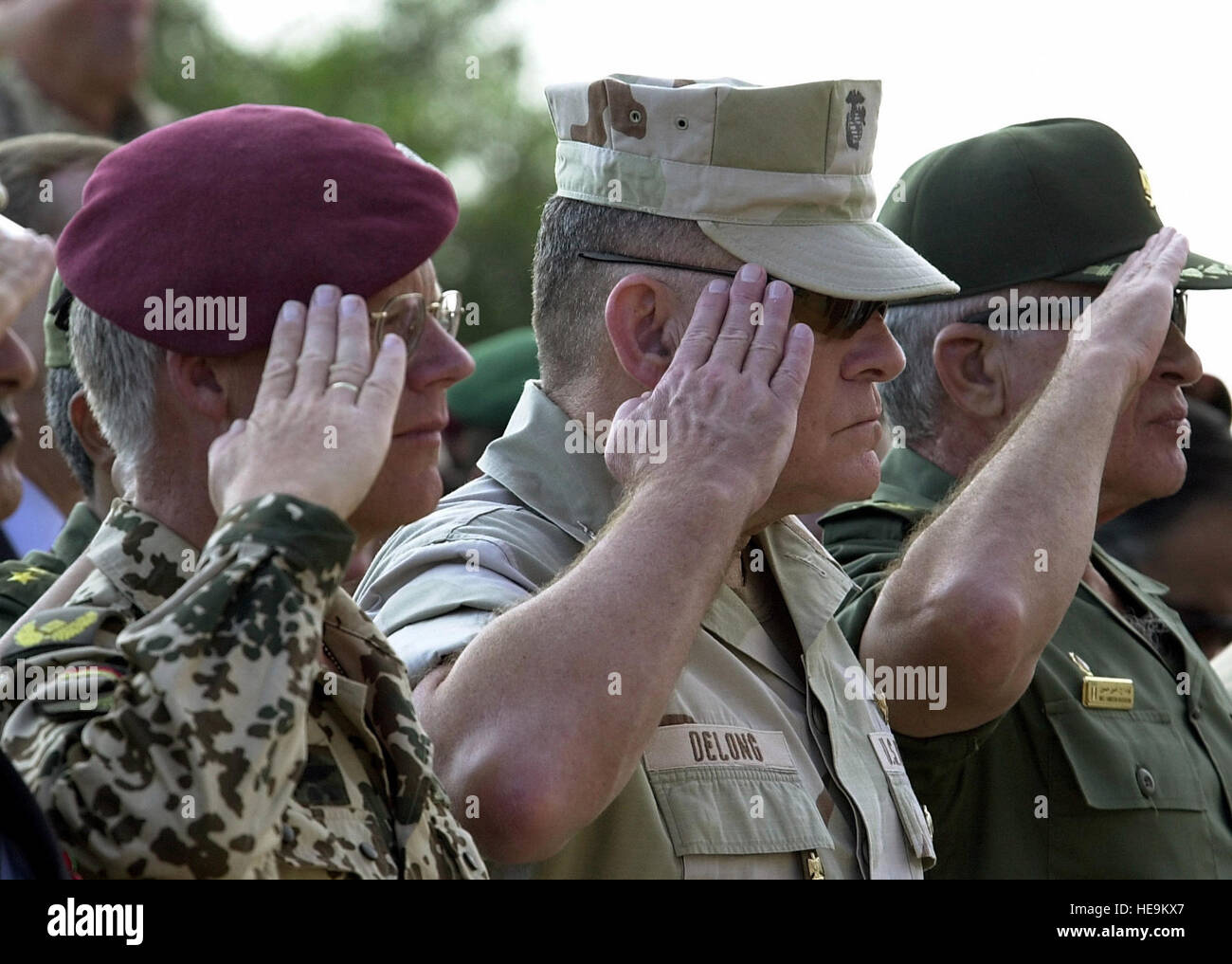 Lieutenant General (LGEN), Michael DeLong, (center) USMC, Deputy ...