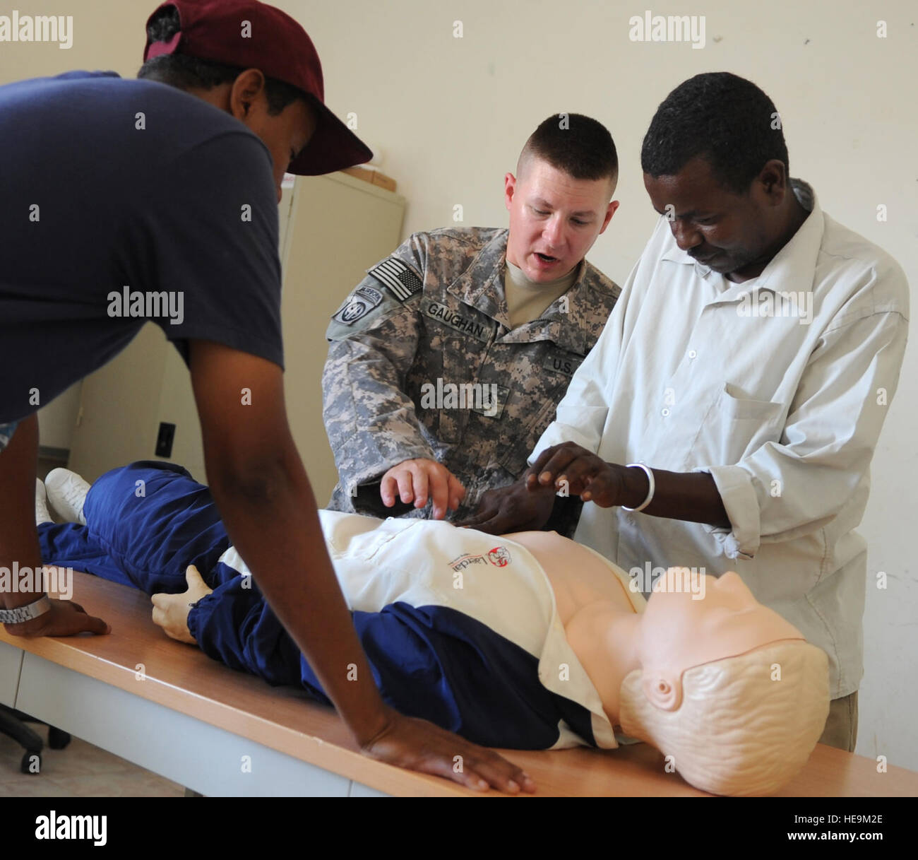 U.S. Army Sgt. Thomas Gaughan, a 411th Civil Affairs Battalion ...