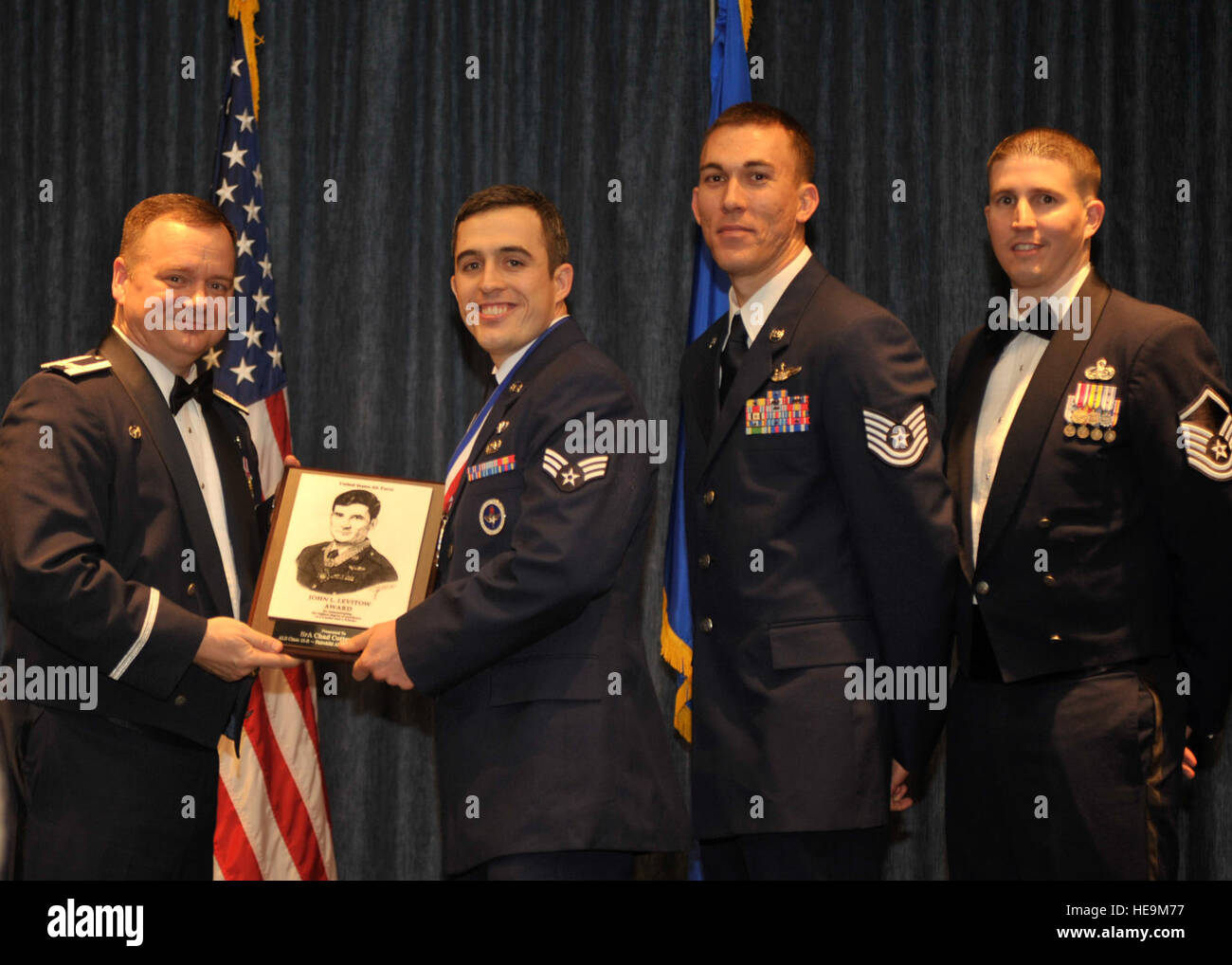 Senior Airman Chad Cotterman, from the 22nd Training Squadron, is ...